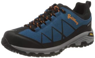 Brütting Unisex Kansas Trekking-& Wanderhalbschuhe, Petrol/Schwarz/Orange, 47 EU