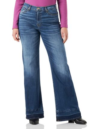 7 For All Mankind Damen Jswd44a0 Jeans, Dark Blue, 27 EU