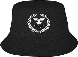 Generic Chapeau De Seau SPQR Chapeau De Plage Mode Respirant Bonnet Soleil, pour La Randonn&eacute;e, Plage, Sports, 56-58cm
