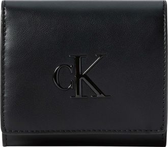 Calvin Klein Damen Bold Ck Medium Bifold Lv04f1156g Geldb&ouml;rsen, Black (Black)