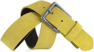 Lois Ceinture pour femme/homme en cuir véritable réglable et vintage., Moutarde