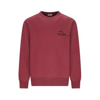 Dior Crewneck 71cm Ribben Embroidery Fashion Fit - - Sweatshirts & Hoodies - Herren - Rot - M