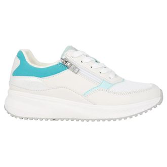 Waldl&auml;ufer Bequemer Lace-Zip-Sneaker - wei&szlig; - - Shoes - Damen - Wei&szlig; - 41 1/2 EU