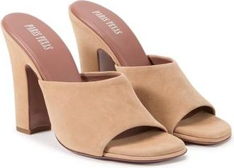 PARIS TEXAS Mules Ava en cuir su&eacute;d&eacute;