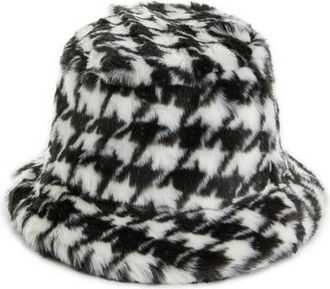 Saison 1865 Bob à imprimé pied-de-coq