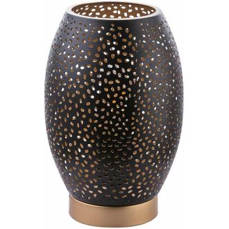 ETC Shop Lampe à poser déco chambre liseuse dorée TÉLÉCOMMANDE en lampes LED RGB