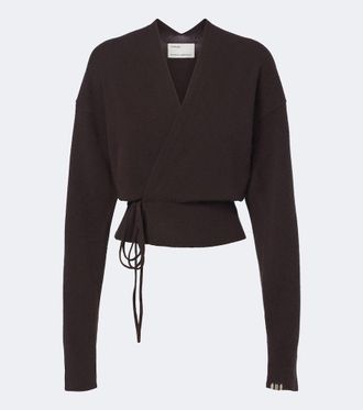 Extreme Cashmere Cardigan N&deg;516 Ella en cachemire m&eacute;lang&eacute;