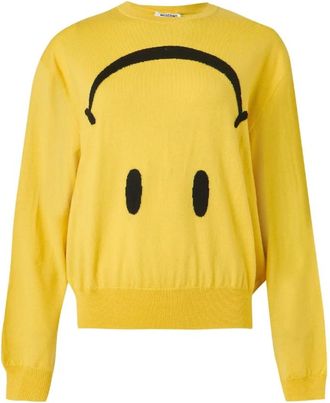 Moschino Maglione Smile - - Knitwear - Damen - Gelb - M