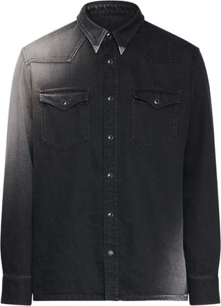 Maison Margiela Herren, Shirts, Schwarzk, LGröße