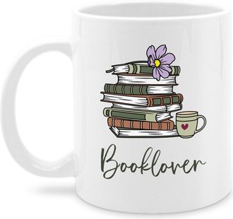 Shirtracer Tasse Tassen 325ml - Statement - Geschenke Booklover Geschenk B&uuml;cherliebhaber Geschenke Book Lover I Booklover Gifts I Booklovers I Leseratte Geschenk