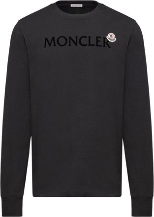 Moncler Moncler Sweat En Coton Avec Logo, Homme, Noir, Taille: 3xl