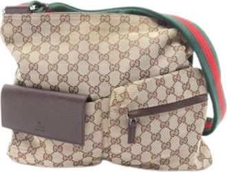 Gucci unisex, Pre-owned, Multicolore, Taille: ONE Size Sac bandouli&egrave;re GG Canvas Vintage Pre-owned