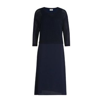 Vera Mont Midi Kleider - - Dresses - Damen - Blau - XL