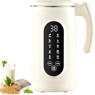 Generic Machine &agrave; Lait de Noix et Soja 1,5 L - Automatique pour Lait dAmande et dAvoine avec 14 Lames, &Eacute;cran LED, Minuteur 12h, Maintien au Chaud 6h, Auto-Net
