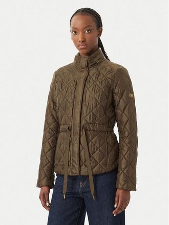 Michael Kors &Uuml;bergangsjacke MT520IB3SB Khakifarben Regular Fit
