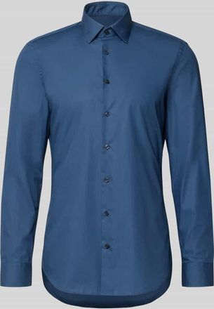 Jake*s Super Slim Fit Business-Hemd mit Kentkragen