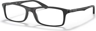 Ray-Ban Rb7017 Optics Schwarz Fassung Klar Glas 54-17