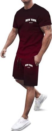 Generic Jogging Detente Homme Surv&ecirc;tements Noir Fils des Soldes Hommes Style Bain Bien Original avec Tissu Papillon Boheme Ensembles Mec Brillant Survetements