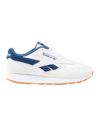 Reebok Unisex Kinder Classic Leather Sneaker,Ftwwht Uniblu Ftwwht,36.5 EU