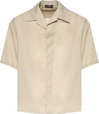 Giuliano Galiano Homme, Chemises, Beige, Taille: L Voltensabbia