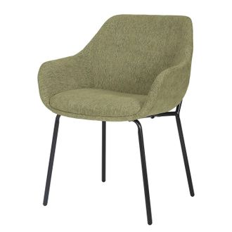 Mørteens home24 Polsterstuhl Lovall 59 x 79 x 61cm Grün/Antikgrün