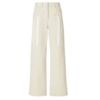 Fendi Damen, Hosen, Beige, MGr&ouml;&szlig;e