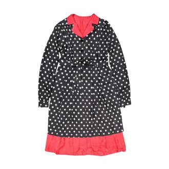 Balenciaga Wendbarer Blumen Jacquard Mantel Kleid - - Dresses - Damen - Schwarzk - XS