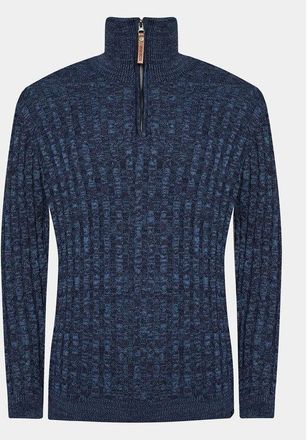 Indicode Pullover Rufus 35-026 Dunkelblau Regular Fit