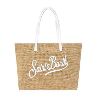 MC2 Saint Barth Femme, Sacs, Beige, Taille: ONE Size Raffia City Bag