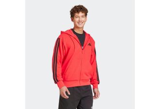 adidas Kapuzensweatshirt ESSENTIALS 3-STREIFEN FRENCH TERRY