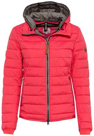 Camel Active Damen leichte Steppjacke mit Abnehmbarer Kapuze Pink, womenswear-34