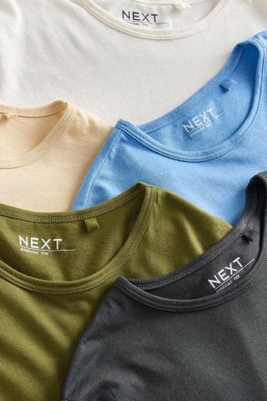 Next T-Shirt The Everyday Kurzarm-T-Shirts, 5er-Pack (5-tlg)