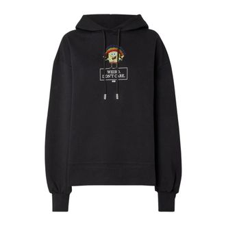 GCDS Spongebob Dont Care Hoodie - - Sweatshirts & Hoodies - Damen - Schwarzk - S