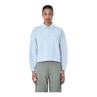 Carhartt Work in Progress Femme, Sweatshirts et sweats &agrave; capuche, Gris, Taille: 38 FR SweaT-shirt Polo Brenta