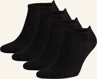 Tommy Hilfiger 4er-Pack Sneakersocken schwarz