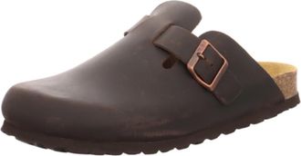Natural Sense Herren Hausschuhe Clog Leder braun 1152534