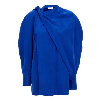 Ferragamo Damen, Blusen & Hemden, Blau, 2XSGr&ouml;&szlig;e