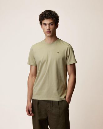Faguo T-shirt pistache coton recycl&eacute;