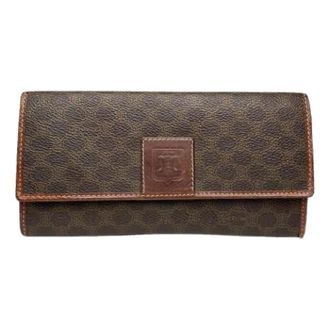 Celine Portefeuille en cuir Pre-owned - Femme - Pre-owned - Brun - Taille: ONE Size