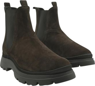 Hogan Homme, Chaussures, Brun, Taille: 44 EU H692 Chelsea Bottes