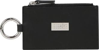 Maison Margiela Portemonnaies - Zipped Card Holder With Ring - Gr. unisize - in Schwarz - für Damen
