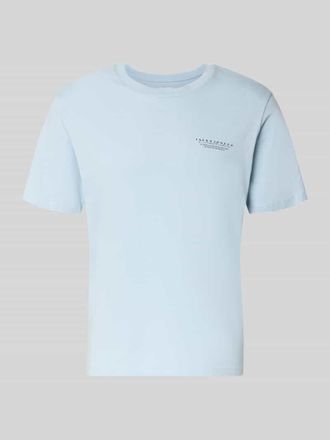 Jack & Jones T-Shirt mit Label-Print und Rundhalsausschnitt