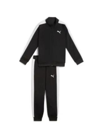 Puma Kids Set With Sweatshirt And Pants Black Recycled Polyester Sets Accessory
