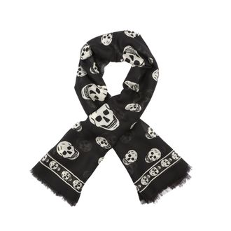 Alexander McQueen Sch&auml;del-Seidenschal
