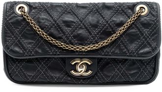 Chanel Hobo Bags - Paris Bombay Medium CC Calfskin Triptych Flap - Gr. unisize - in Grau - f&uuml;r Damen