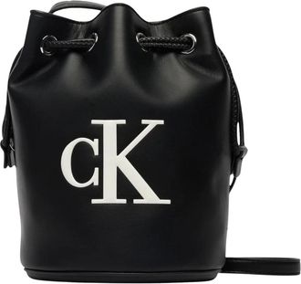 Calvin Klein Kleine Beuteltasche Bold Ck - - Bags - Damen - Schwarzk - ONE SIZE