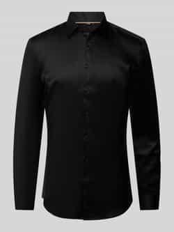 Jake*s Super Slim Fit Businesshemd mit Kentkragen