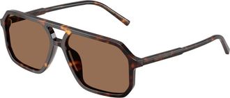 Dolce & Gabbana unisex, Accessoires, Brun, Taille: 59 MM Lunettes de soleil