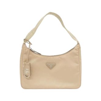 Prada Pre-owned Tessuto Shoulder Bag - Femme - Pre-owned - Beige - Taille: ONE Size