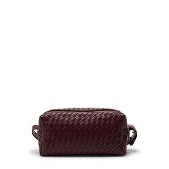 Elleme Sac Trousse en cuir tress&eacute;
